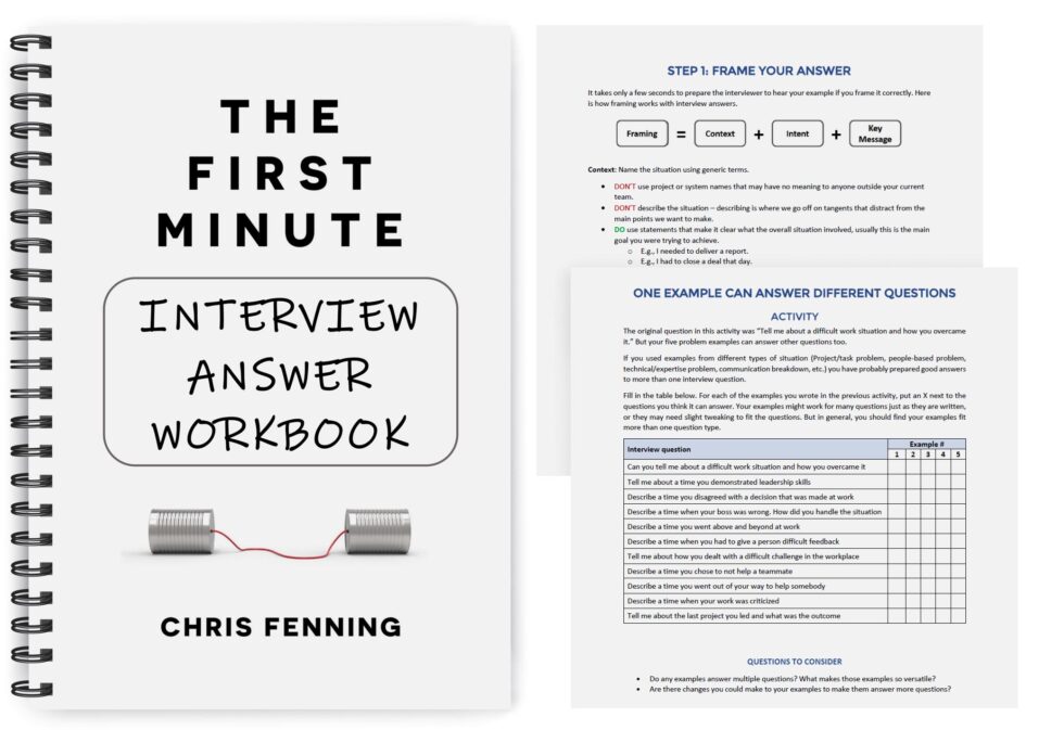 How to begin answering interview questions - Chris Fenning