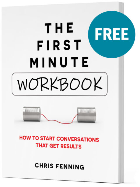 The First Minute Workbook success - Chris Fenning